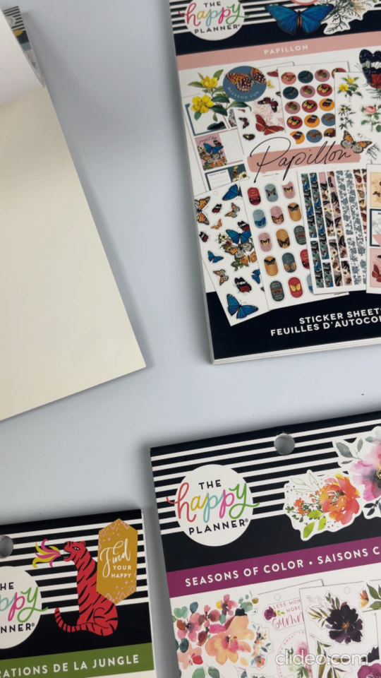 Happy Planner Sticker Book Lot of 5 Items Only a few stickers missing ...