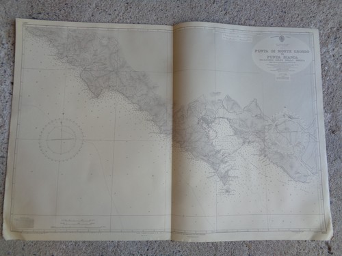 Marine Map / Punta Di Monte Grosso To Punta Bianca With Golfo Della ...