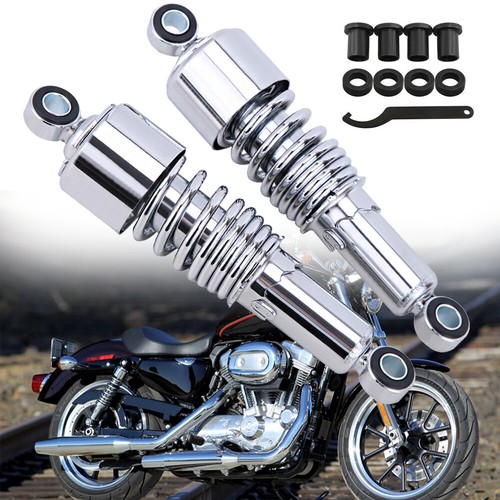 10.5" Rear Absorber Shocks For Harley Touring Sportster Iron 883 1200 ...