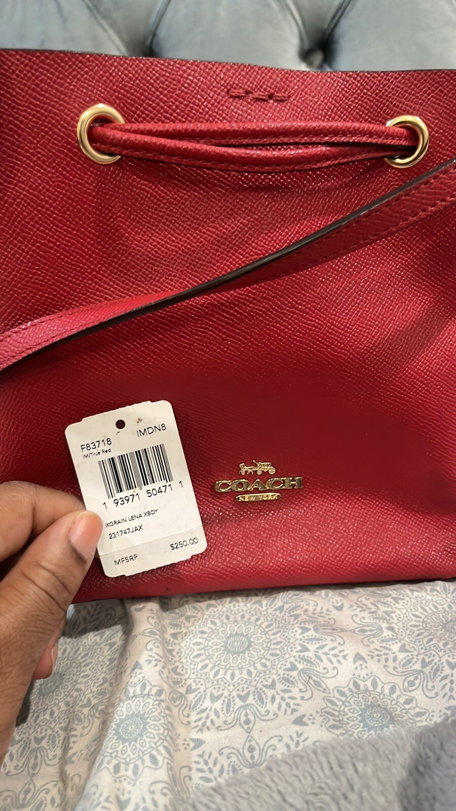 Lena Crossbody Coach Bag - Gem