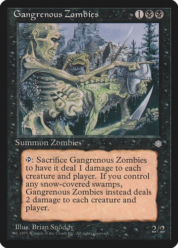 Gangrenous Zombies | MtG Magic Ice Age | English | Lightly Played (LP ...