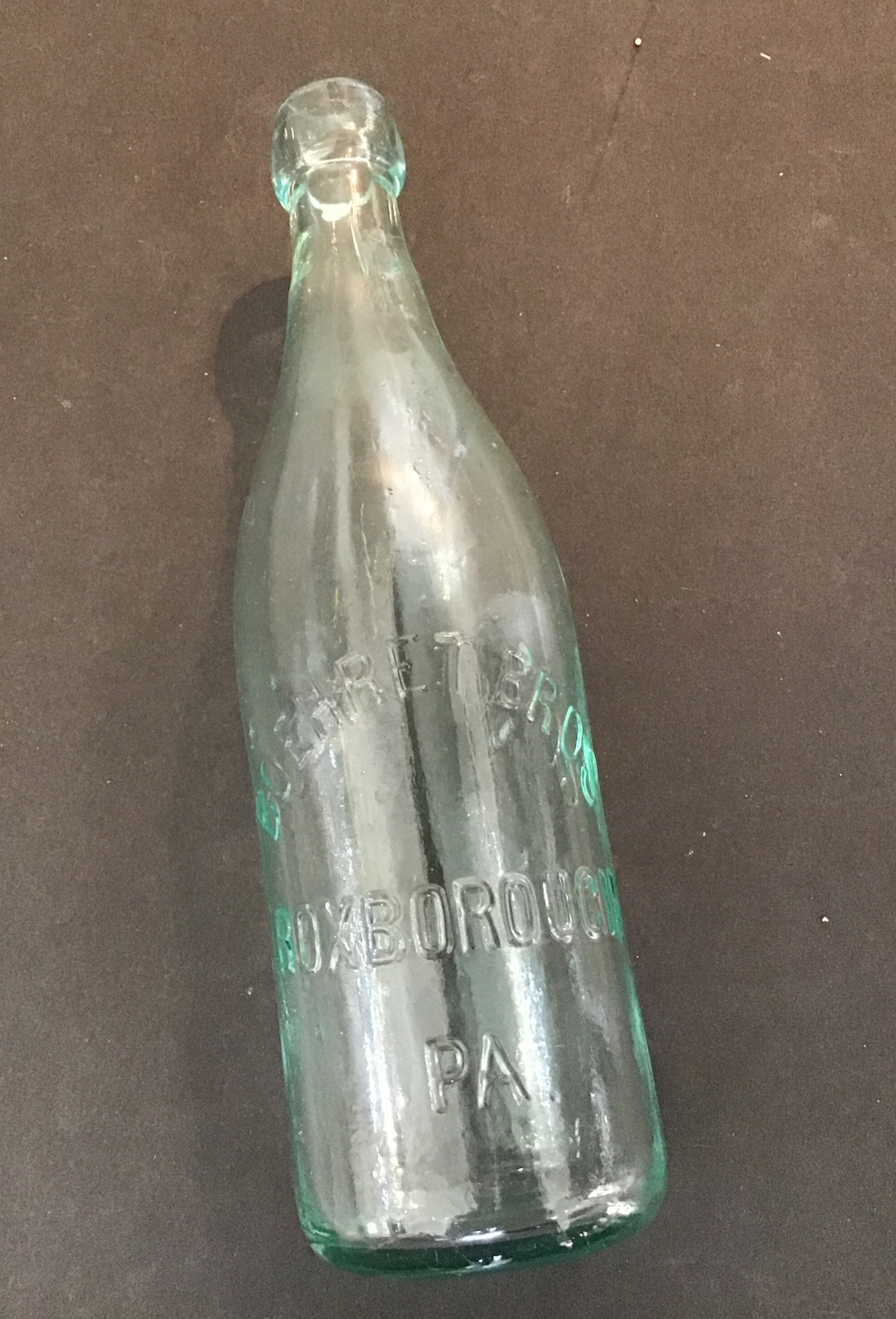 Boehret Bros Roxborough PA Brewery Beer Soda Bottle Aqua Blob Top Free ...