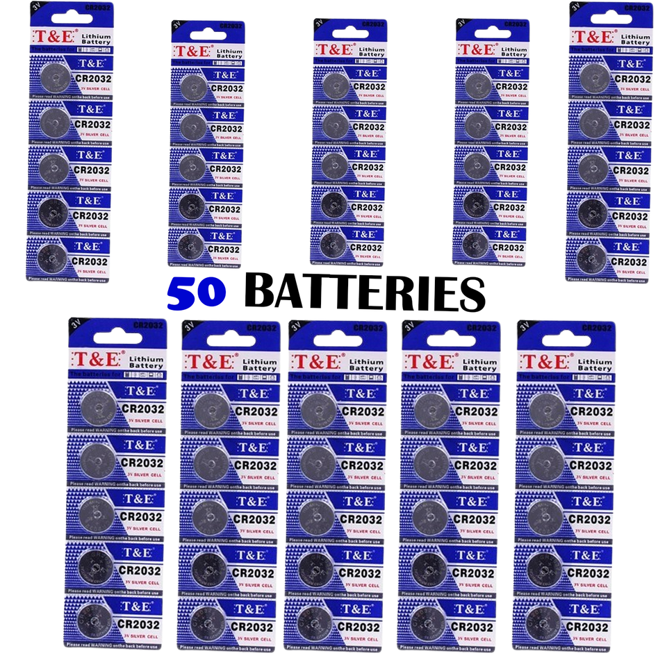 2032 Button Coin Cell Battery CR2032 Batteries CR2025 CR2016 CR1616 ...