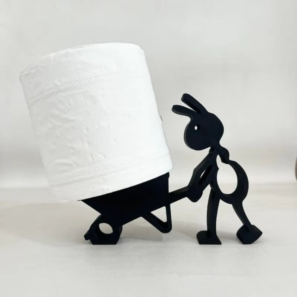 Animal Shape Tissue Holder Ant Cart Toilet Paper Roll Holder Bathroom ...