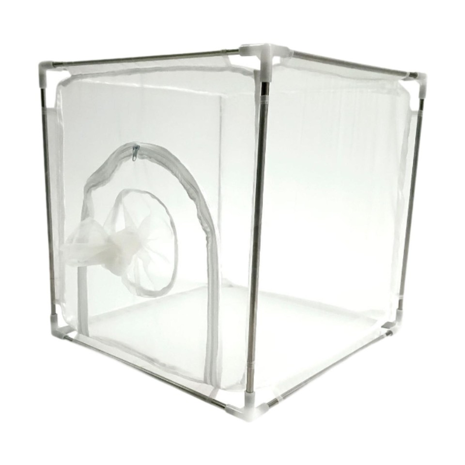 Butterfly Habitat Mesh Cage Container Observation Plant with Zipper ...
