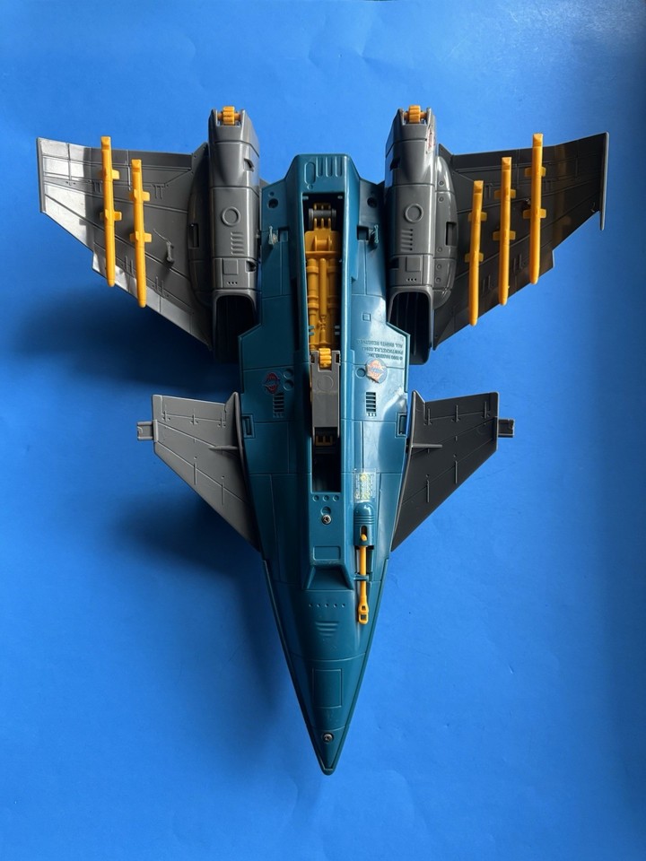 Vtg GI Joe 1990 Cobra Hurricane VTOL Jet Vehicle Toy Plane Incomplete ...