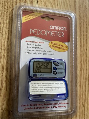 Omron Pedometer Model HJ-105 Step Counter New in Package ~ Sealed | eBay