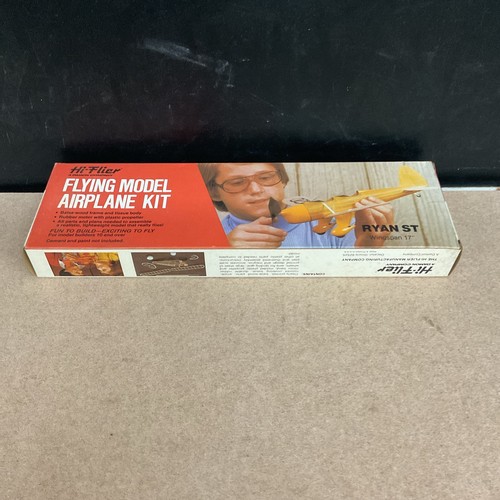 Hi-Flier Ryan ST Flying Model Airplane Kit 17” Wood Model Kit No. 108 ...
