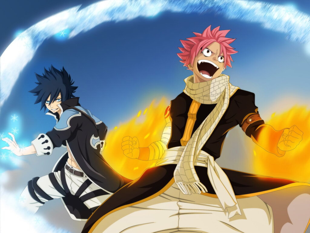 Gray Fullbuster Natsu Fight Shana's Fairy Tail Book #2 (Gray X Ox
