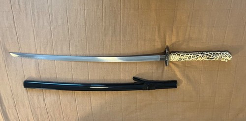 Katana/Samurai Sword, Decorative, Sharp, Alien Skeleton Handle, Metal ...