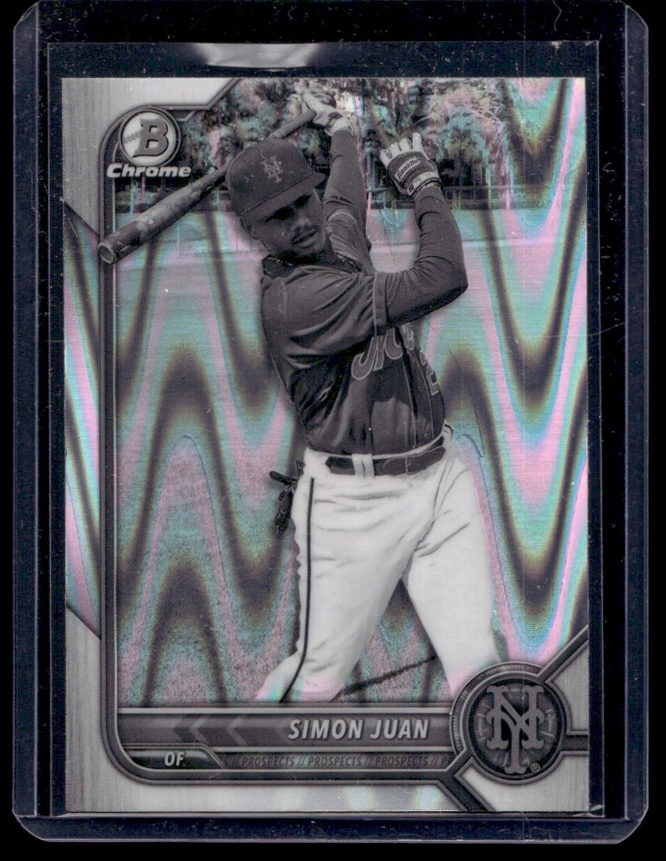 2022 Bowman Chrome RayWave Simon Juan New York Mets #BDC-52 | eBay