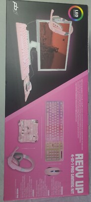 REVV UP 4-in-1 PRO GAMING KIT Headset Mouse Keyboard Mouse Pad | eBay