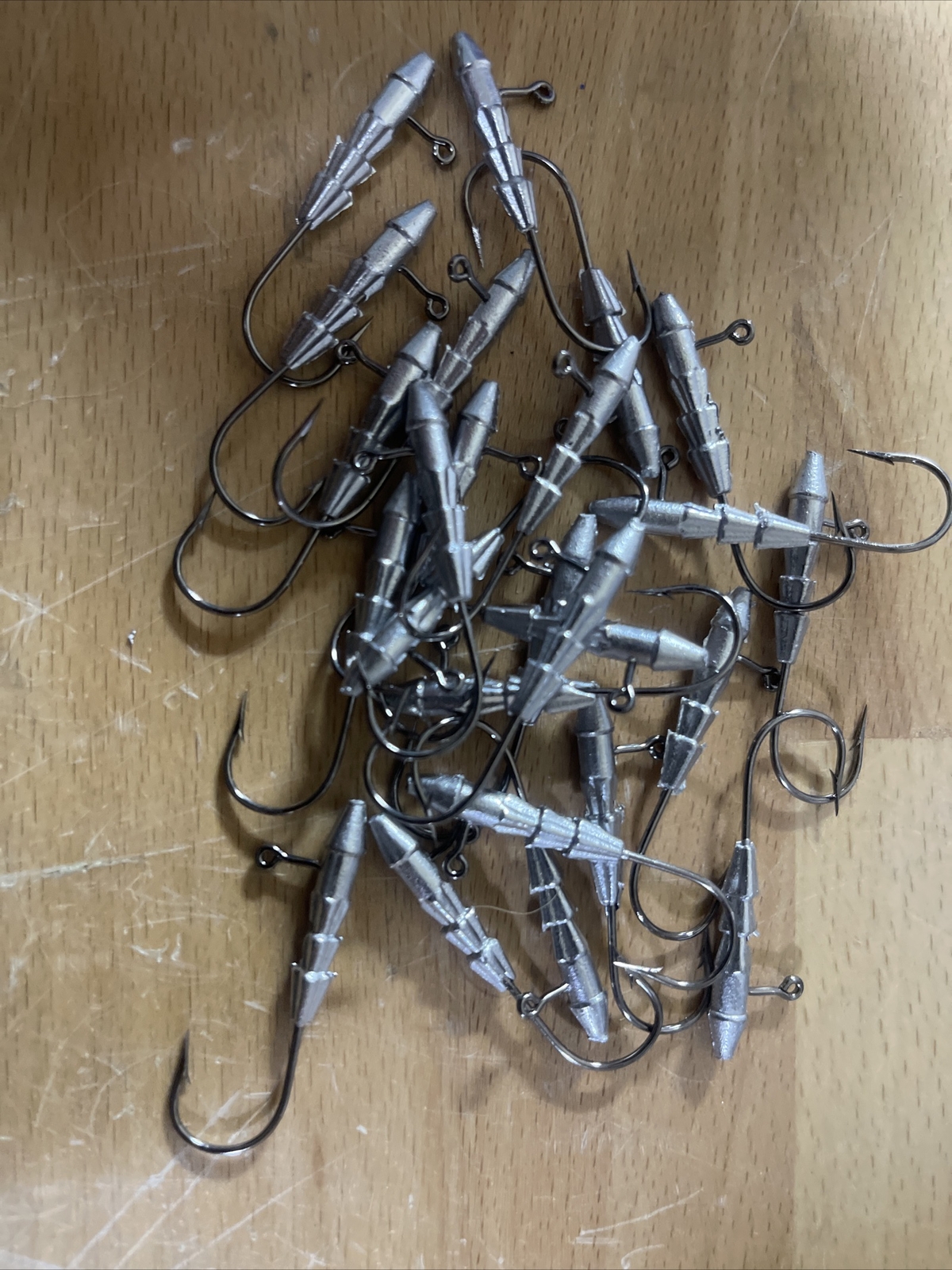 Hover Strolling Jig Head Fishing 3/32 oz 1/0 hook size Lot Of 25 | eBay