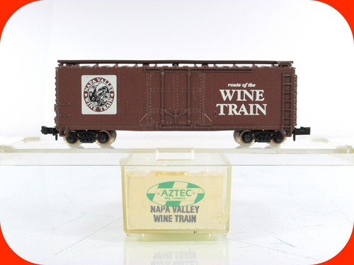 N Scale ***NAPA VALLEY WINE TRAIN*** 40' Box Car --- Aztec, Atlas ...