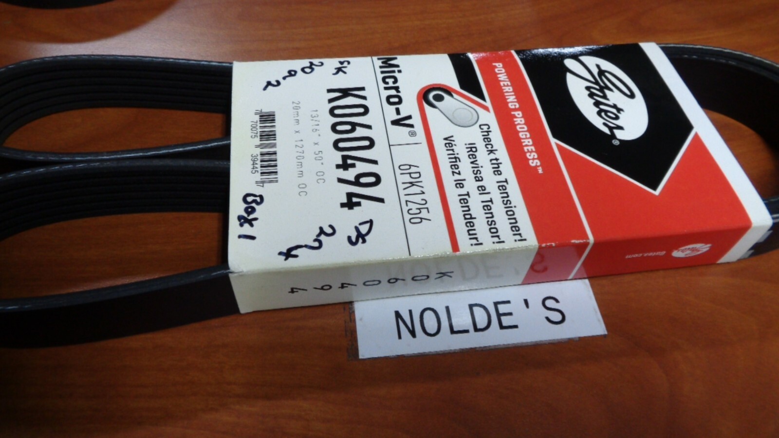 Gates Serpentine Belt K060494 SK2092 DS274 B1 | eBay