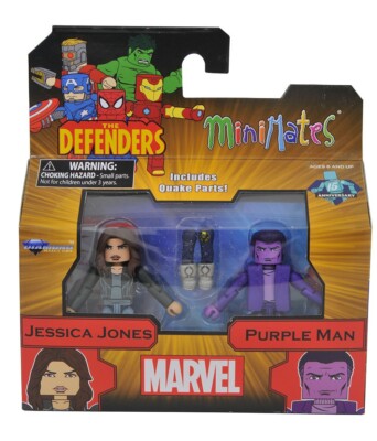 Diamond Select Marvel Minimates Jessica Jones & Purple Man | eBay