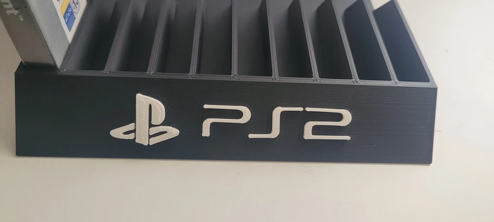 Sony PlayStation 2 Sleek Game Holder with PS2 Logo Trophy Case Jewel ...