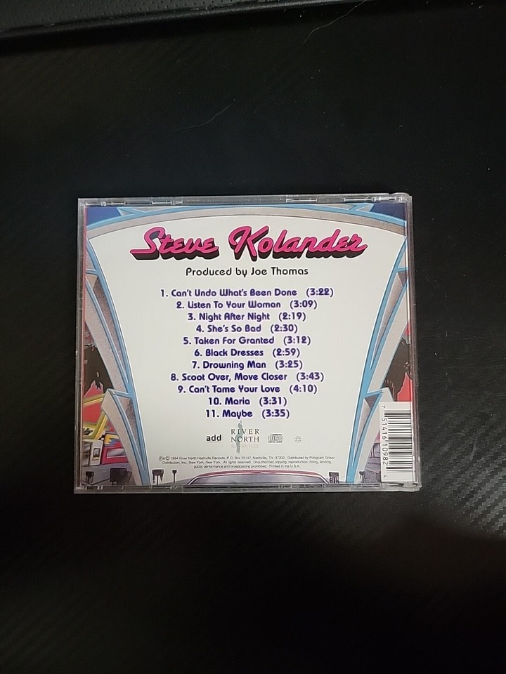 Steve Kolander - Scoot Over, Move Closer (CD) 751416109824 | eBay