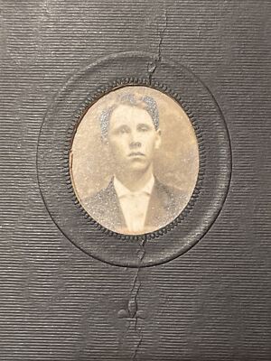 1920’s Antique Studio Photo Young Man Stern Face | eBay