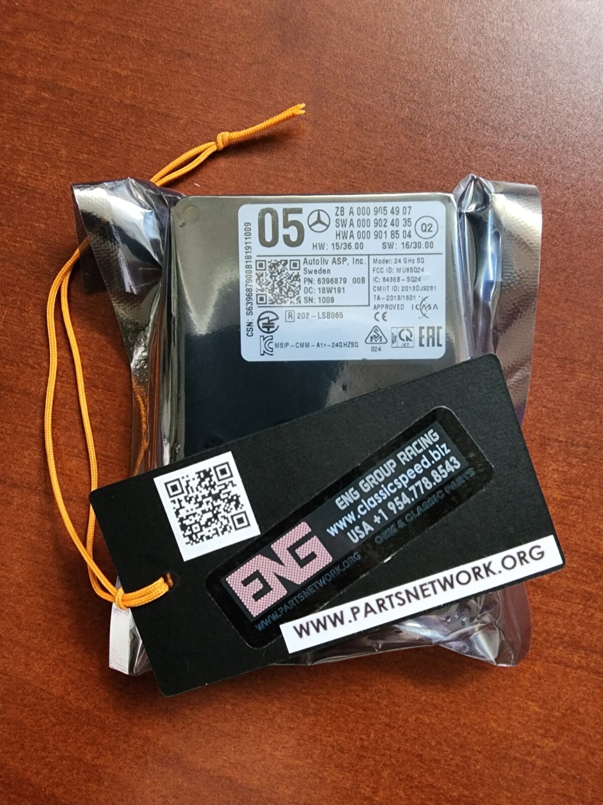 2024 NEW MERCEDES-AMG RADAR SENSOR A0009054907 = A0009051606 ...