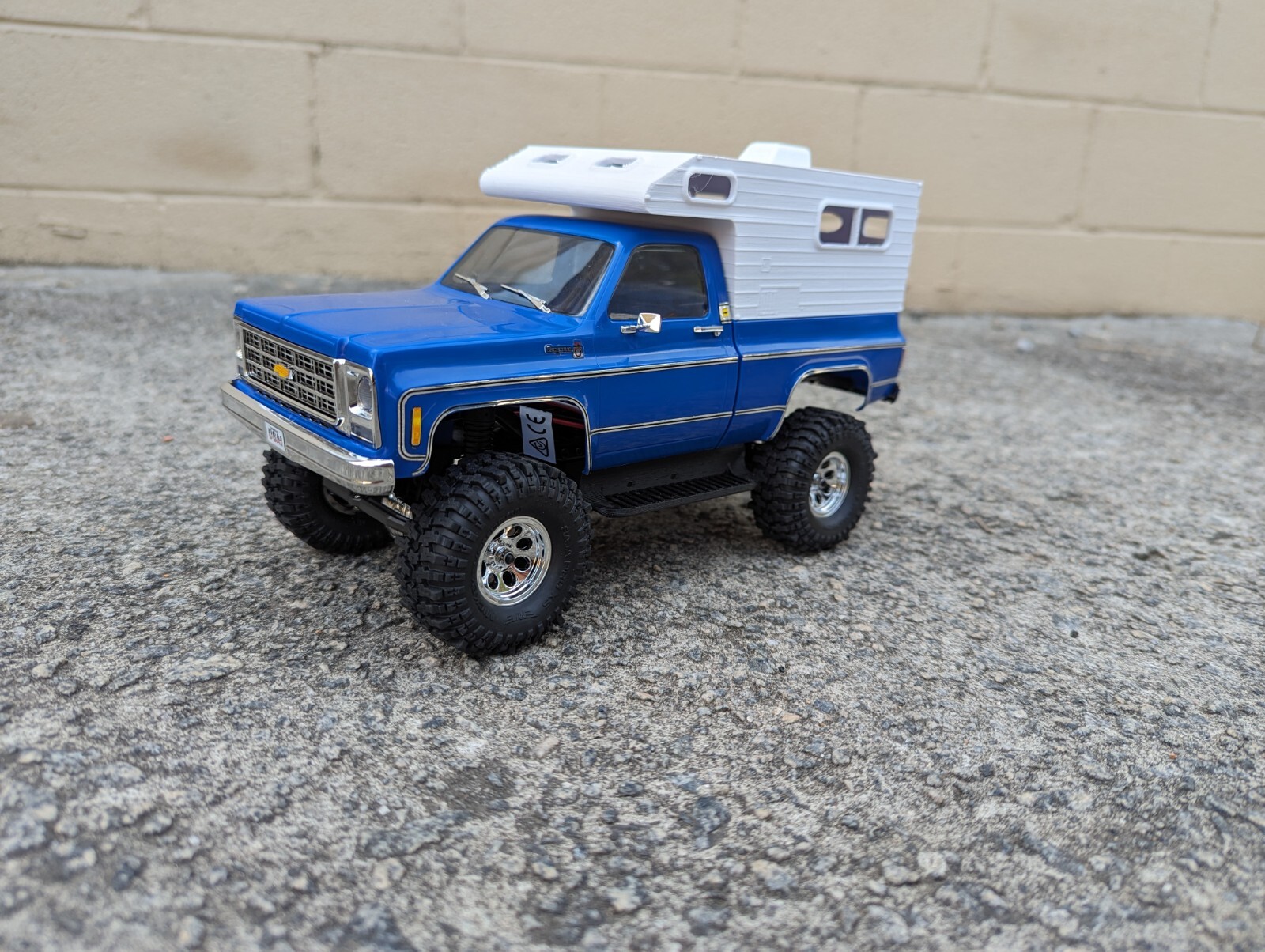 Scale Truck Camper Camping RV for Traxxas TRX4m Chevrolet K10 High ...