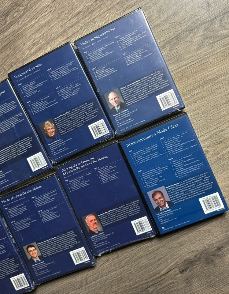 Great Courses Bundle - 8 Courses Includes DVDs & Books - New & Sealed ...