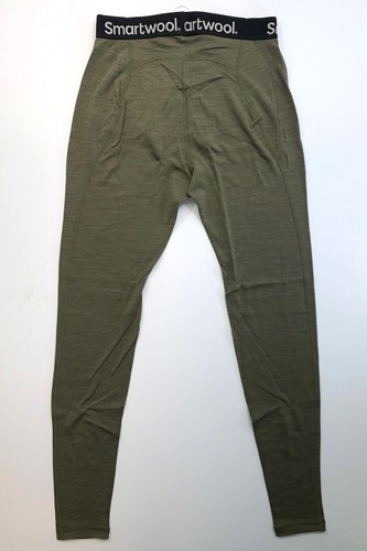 Men's SMARTWOOL Classic Thermal Merino Base Layer Bottoms WINTER MOSS ...