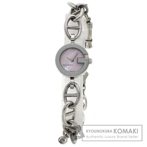 Gucci 107 G Charm Bracelet Watch Ss Ladies | eBay