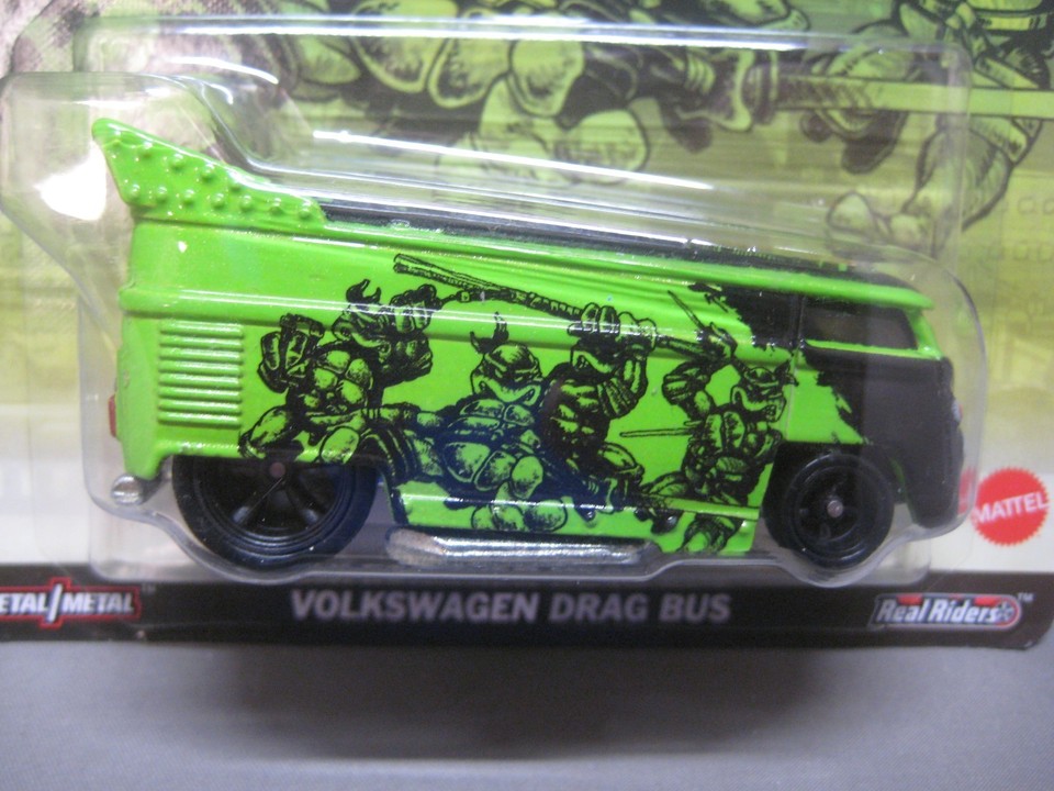 HOT WHEELS MINT ON CARD POP CULTURE SERIES NINJA TURTLES VOLKSWAGEN ...