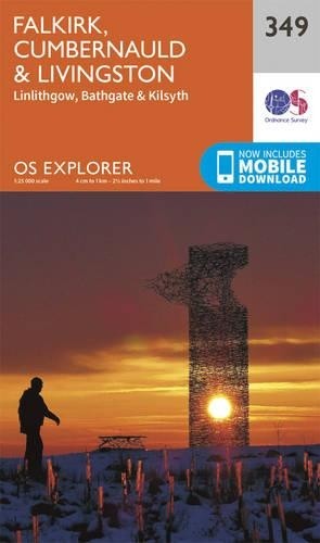 Falkirk, Cumbernauld and Livingstone (Map) OS Explorer Map | eBay