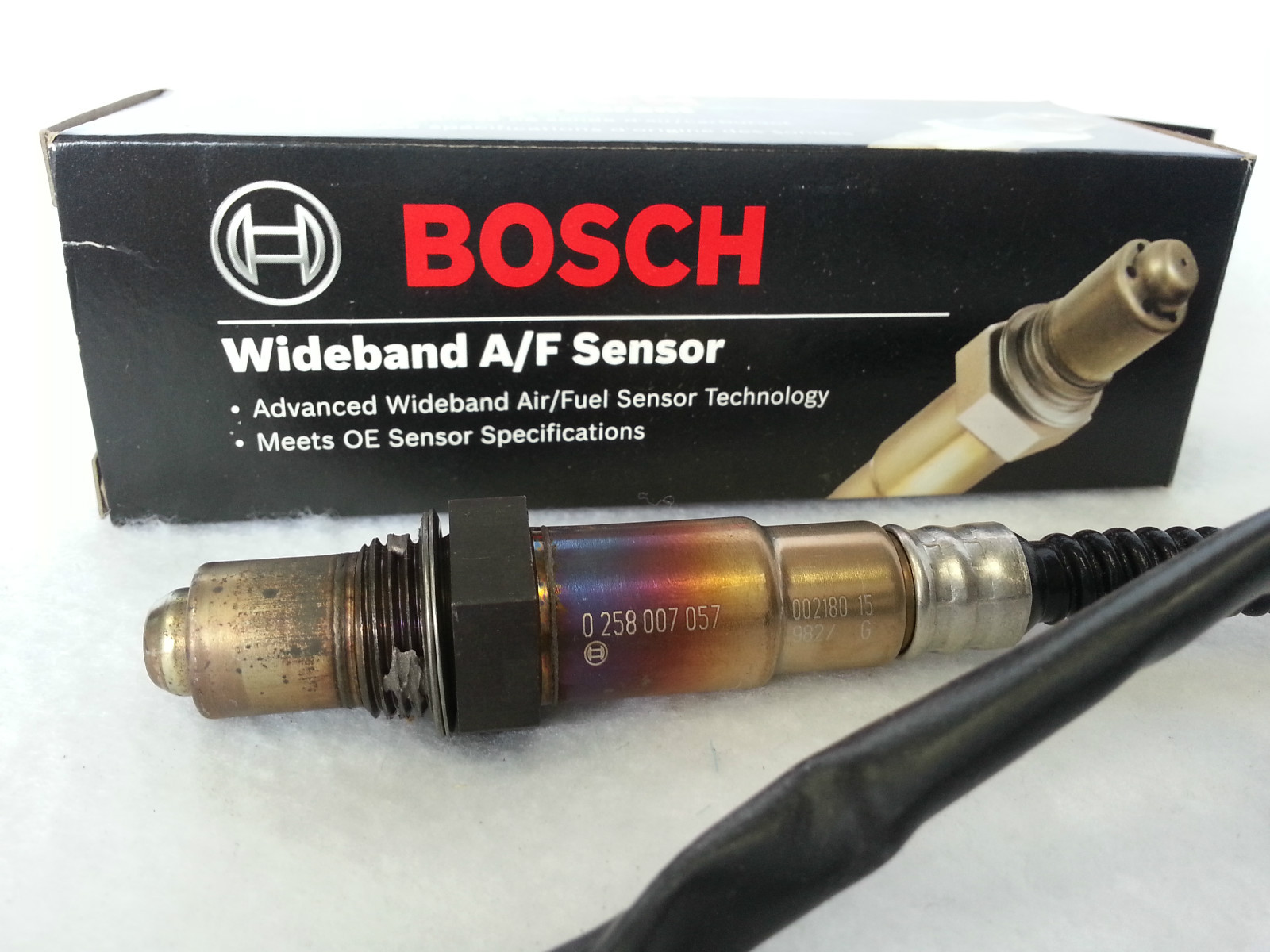 Audi/VW AIR FUEL RATIO OXYGEN SENSOR FRONT UPSTEAM OEM GENUINE BOSCH ...