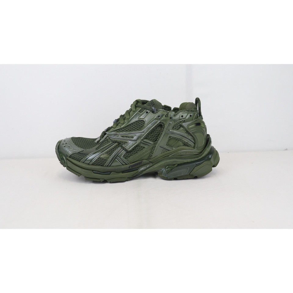 Balenciaga Mesh Rubber Runner Sneakers in Green BNIB 45 | eBay