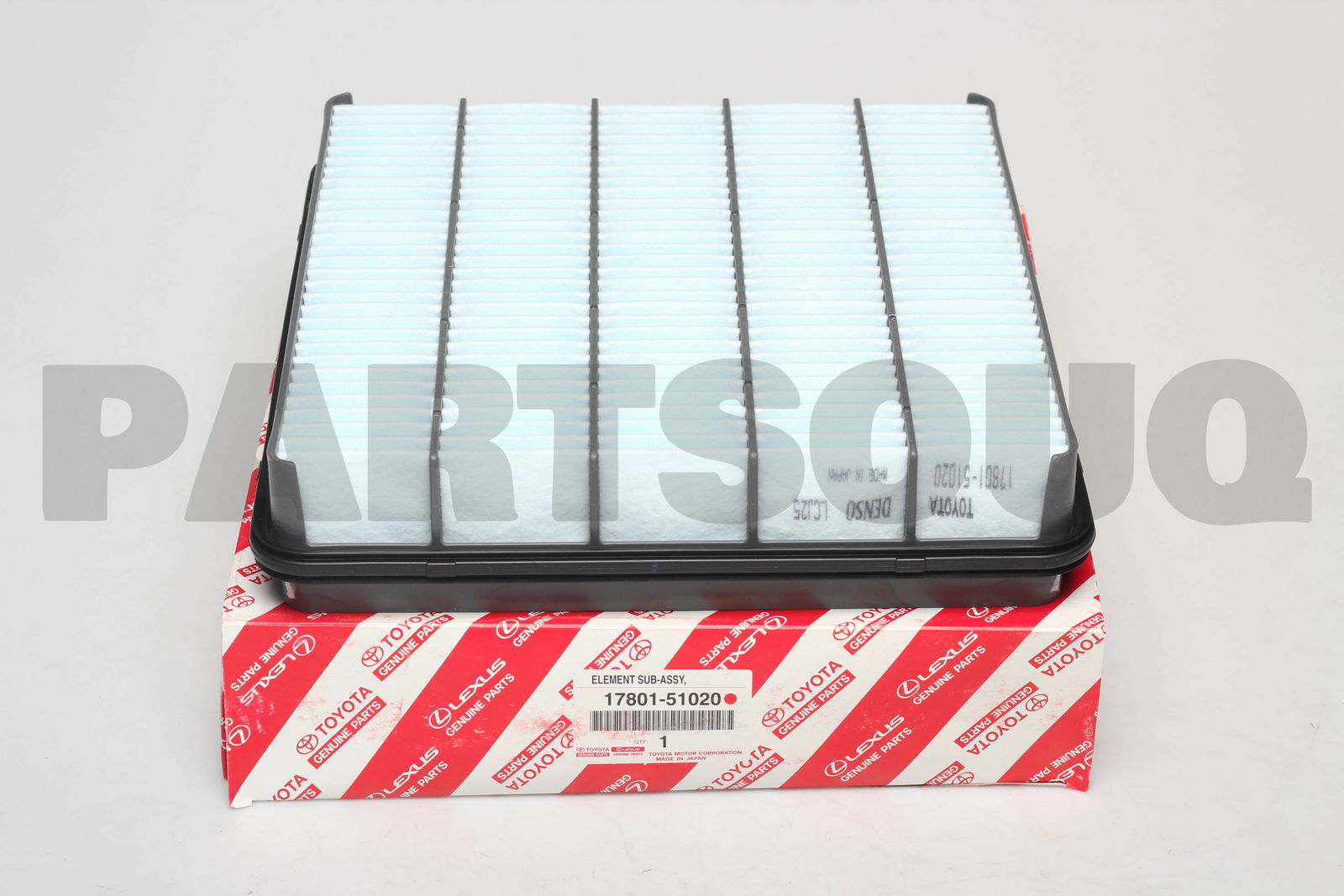 1780151020 Genuine Toyota ELEMENT SUB-ASSY, AIR CLEANER FILTER 17801 ...