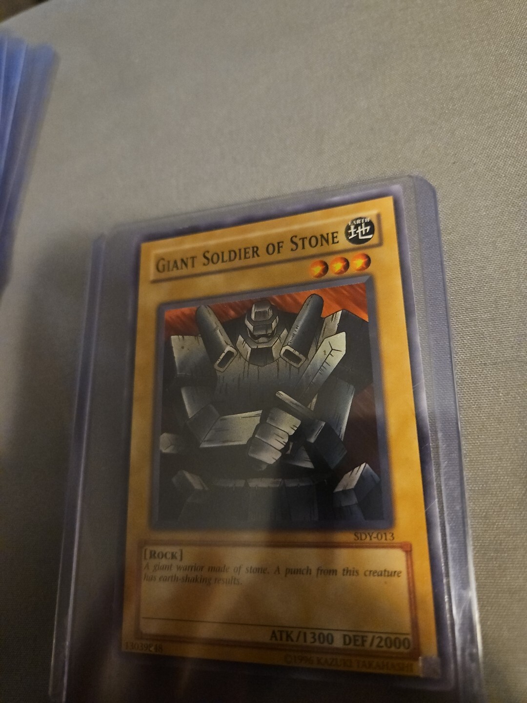 Giant Soldier Of Stone LOB-068 Yu-Gi-Oh! Card Moderate Play Unlimited | eBay