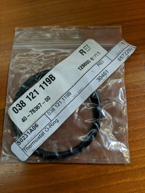 Genuine Audi Engine Coolant Thermostat Housing O-ring 038121119B for ...