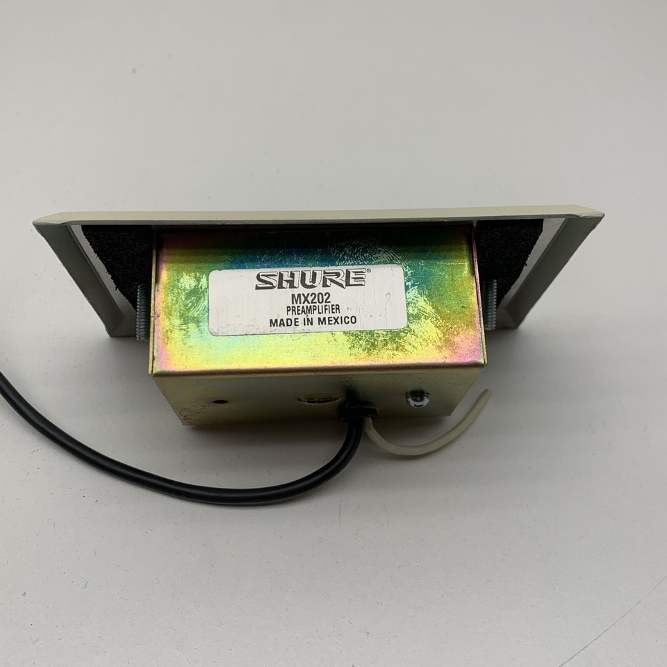 Shure MX202 Pre-Amplifier Plate with Back Box, NO MICROPHONE | eBay