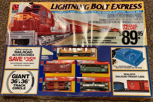 Vintage Life-Like Lightning Bolt Express HO Train Set | eBay