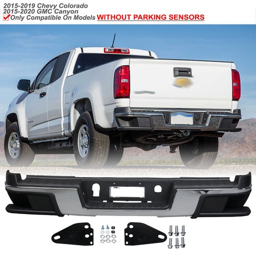 Rear Step Bumper Face Bars Chrome for Chevy 84190118 Chevrolet Colorado ...
