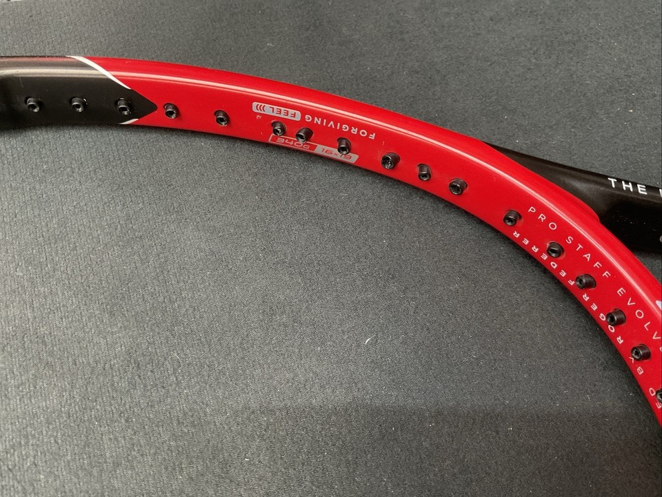 Wilson Pro Staff RF97 Autograph V10 Tennis Racquet Grip Size-4 3/8 ...