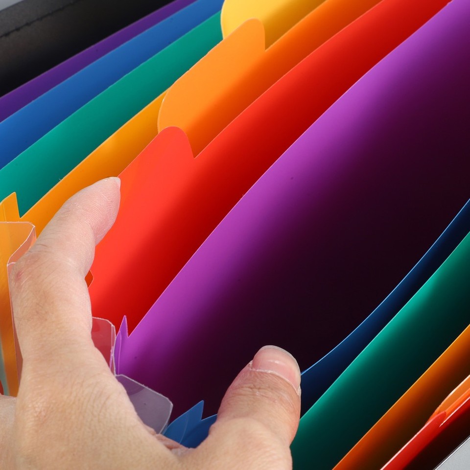 File Folder Organizer for Desk Essential Documents Desktop Files | eBay ...