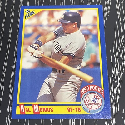 1990 Score #602 Hal Morris Yankees Rookie Card RC | eBay