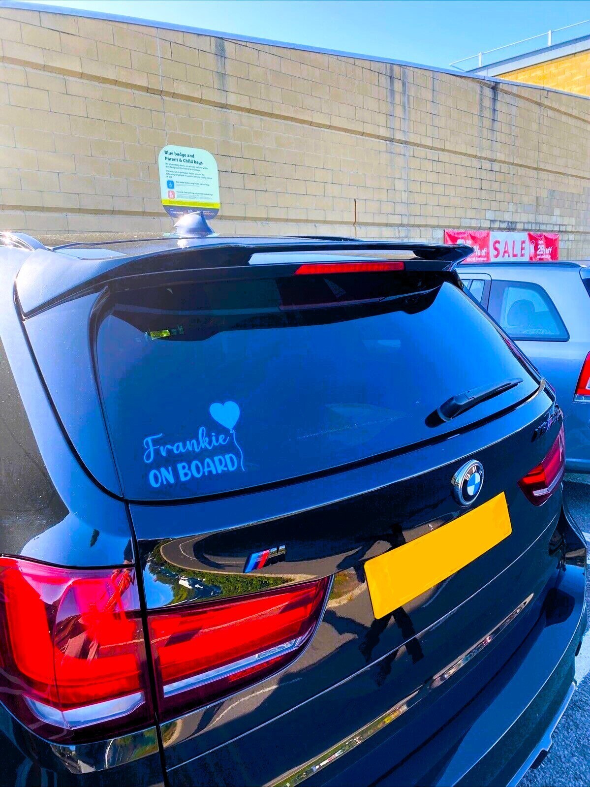 BMW X5 F15 X5M F85 M50D Carbon Fibre Rear Roof Spoiler Boot Wing Lip ...