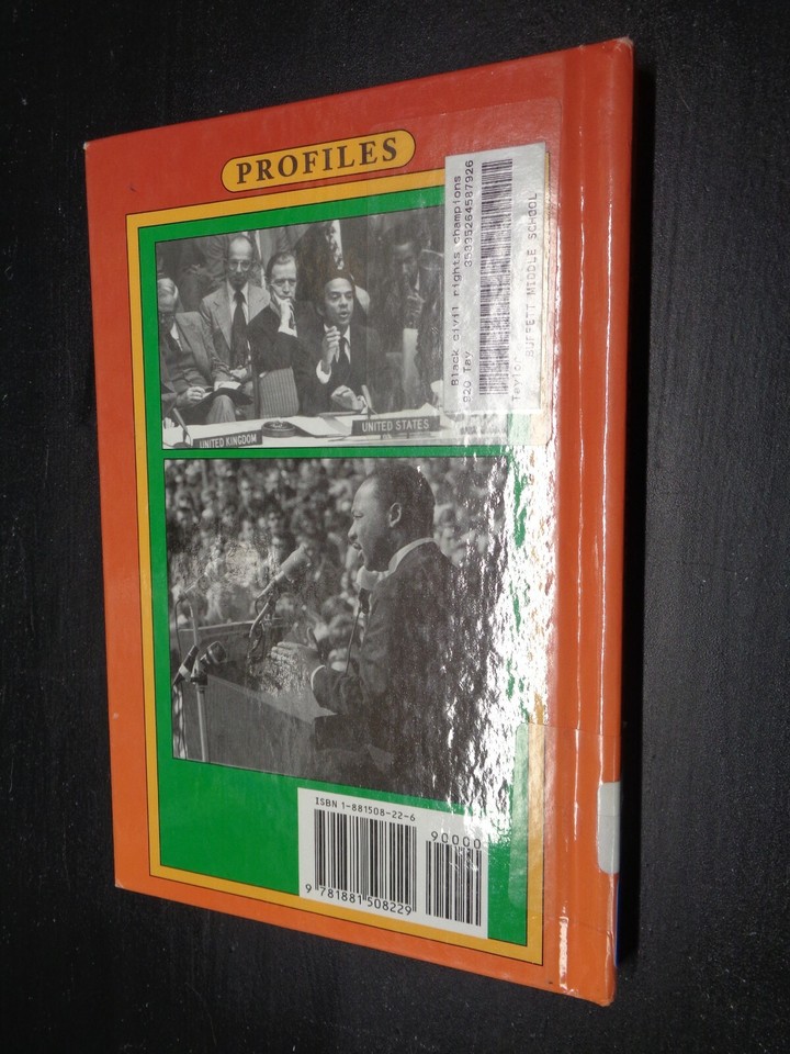 Black Civil Rights Champions Profiles 9781881508229| eBay