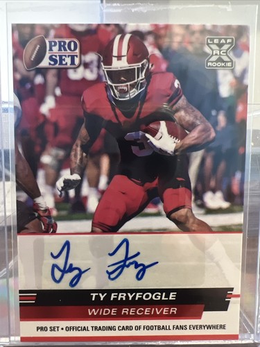2022 Leaf Pro Set Draft - Autographs #PSA-TF1 Ty Fryfogle Kansas City ...