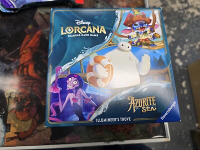 Disney's Lorcana Azurite Sea Illumineers Trove Box Set New Sealed ...