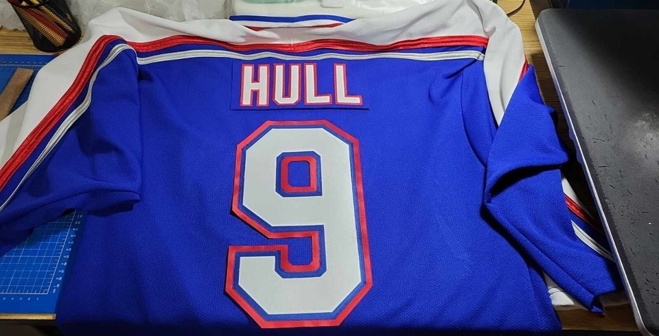 WHA 2 , Hockey Jersey Adult size XL Bobby Hull , BLUE | eBay