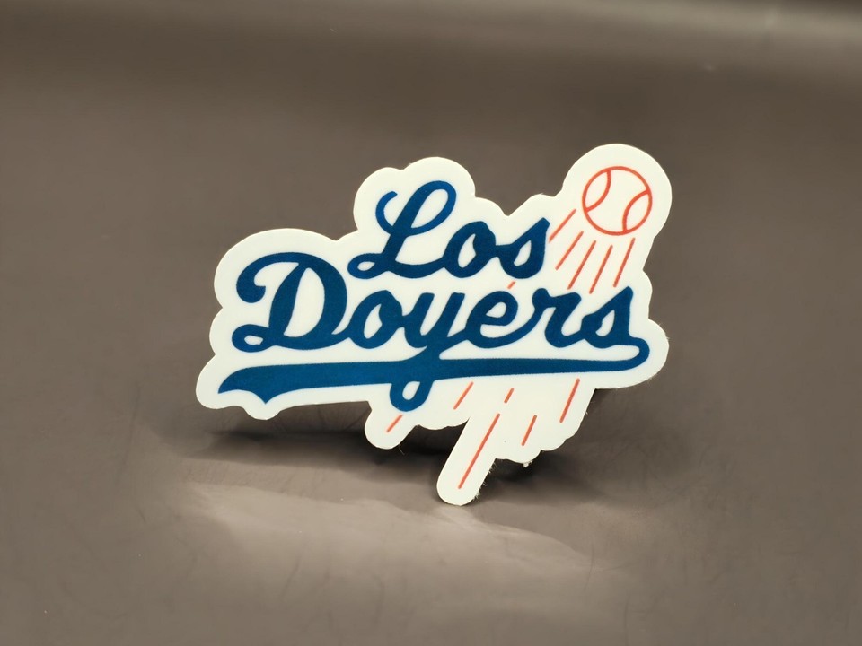 LA Los Angeles Dodgers Inspired Stickers Baseball Los Doyers Vinyl ...