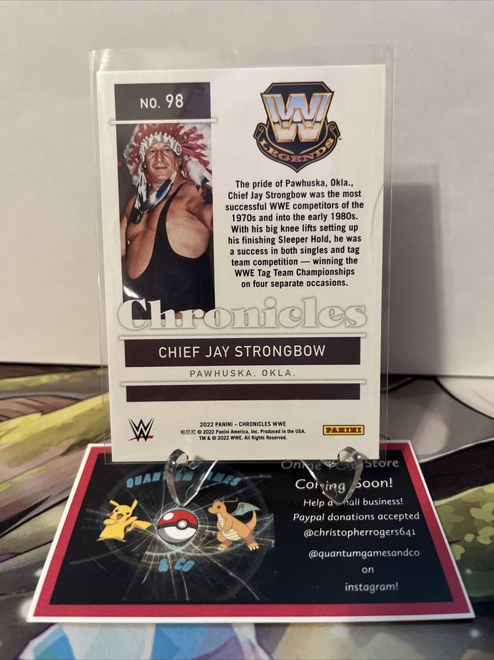 2022 WWE Chronicles Chief Jay Strongbow #98 WWE Legends | eBay