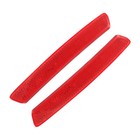 Pair Rear Right + Left Side Bumper Reflector For Ghibli Red 675000322 ...