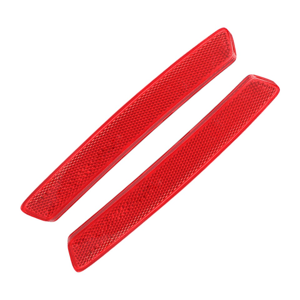 Pair Rear Right + Left Side Bumper Reflector For Ghibli Red 675000322 ...